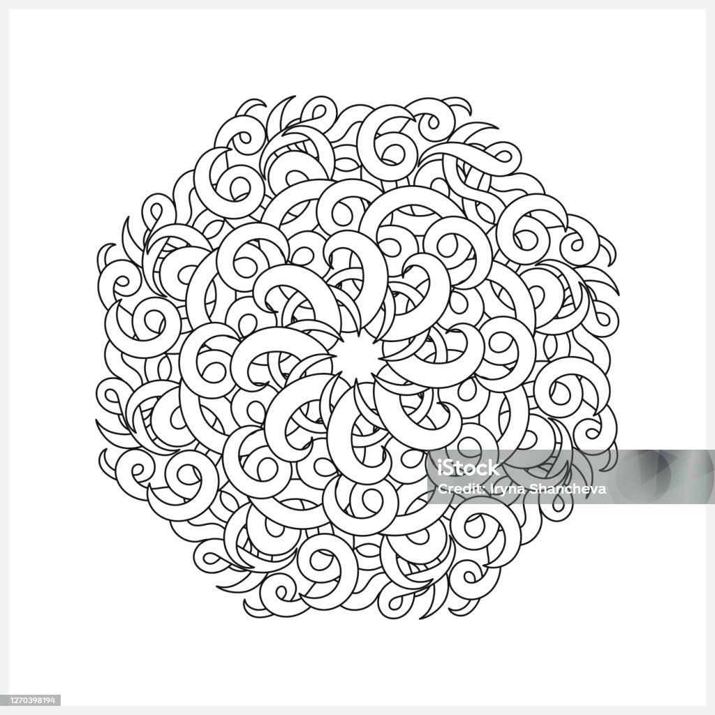 Doodle Kleuren Pagina Boek Geïsoleerd Op Wit Bundel Hand Tekening ... Doodle Kleuren Pagina Boek Geïsoleerd Op Wit Bundel Hand Tekening ...