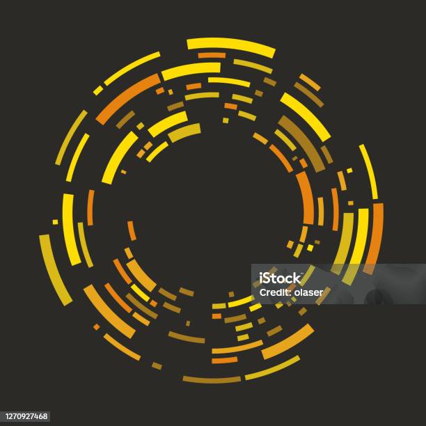 Digital Sectors On Disk Orbital Discrete Areas In Concentric Circles