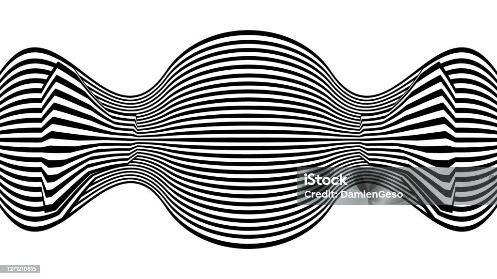 Gelombang Garis Ilusi Optik Hitam Dan Putih Mulus Horisontal Pola Garis ... Gelombang Garis Ilusi Optik Hitam Dan Putih Mulus Horisontal Pola Garis ...
