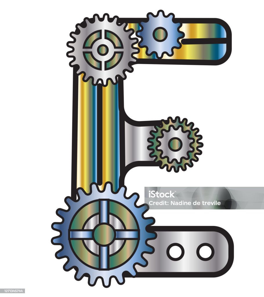 Font Dalam Gaya Steampunk Alfabet Logam Mekanik Dengan Roda Gigi Huruf ... Font Dalam Gaya Steampunk Alfabet Logam Mekanik Dengan Roda Gigi Huruf ...