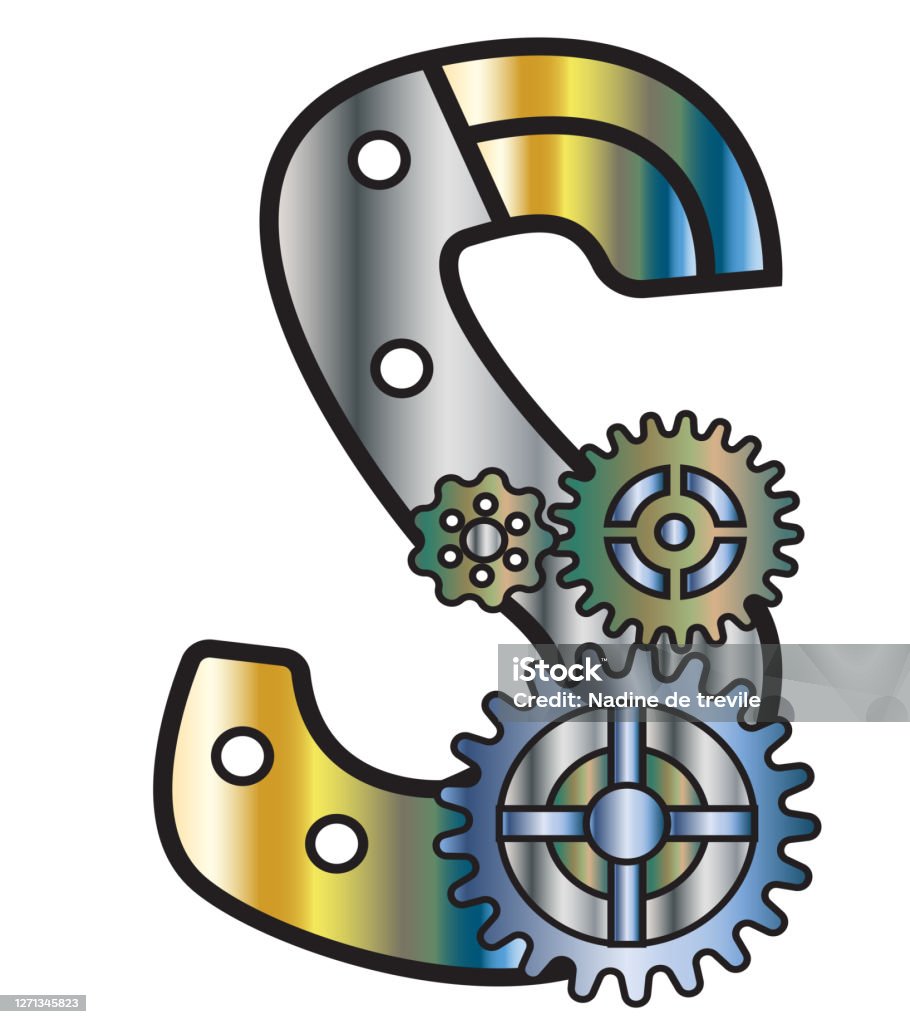 Font Dalam Gaya Steampunk Alfabet Logam Mekanik Dengan Roda Gigi Huruf ... Font Dalam Gaya Steampunk Alfabet Logam Mekanik Dengan Roda Gigi Huruf ...