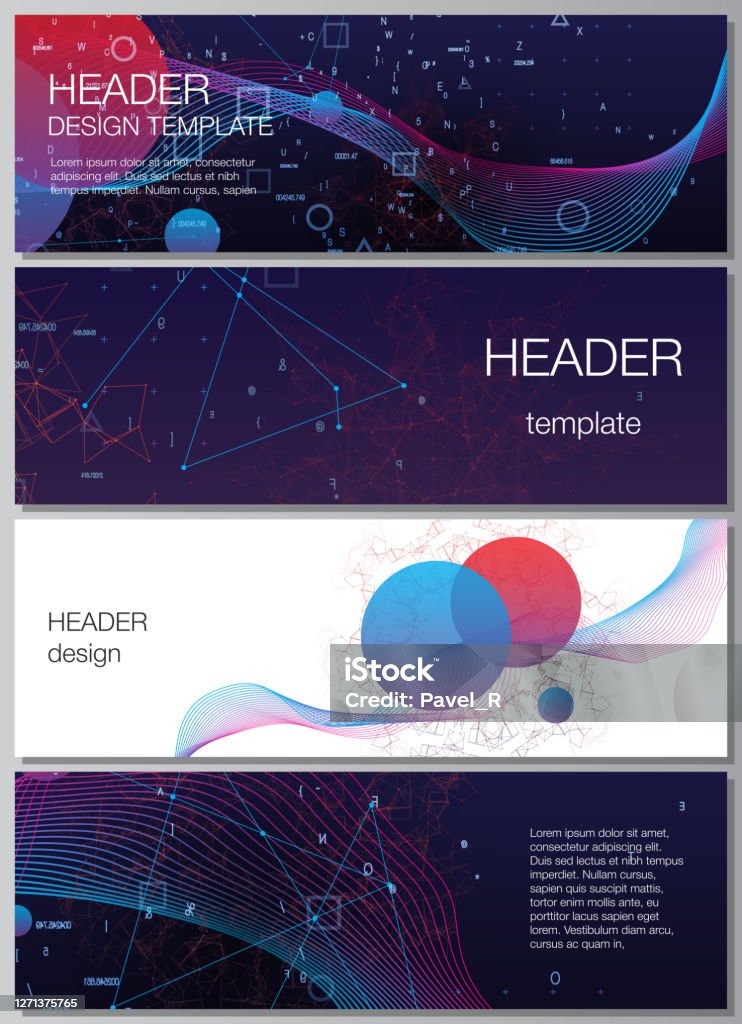 Tata Letak Vektor Header Templat Banner Untuk Desain Footer Situs Web ... Tata Letak Vektor Header Templat Banner Untuk Desain Footer Situs Web ...