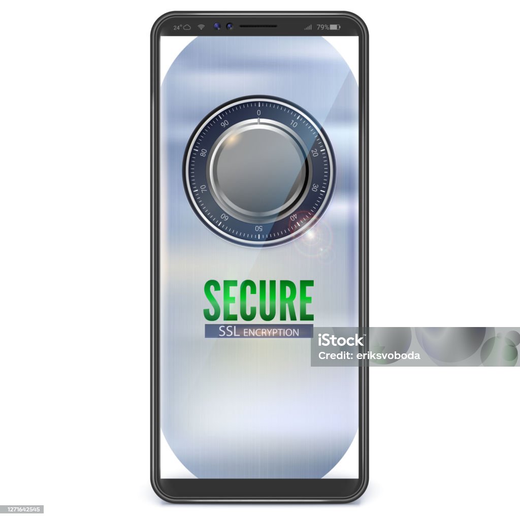 Smartphone Dengan Layar Akses Layar Ui Dengan Kata Sandi Analog Telepon