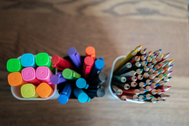 Free Stock Photo of A group of colored pencils in a box | Download Free ...