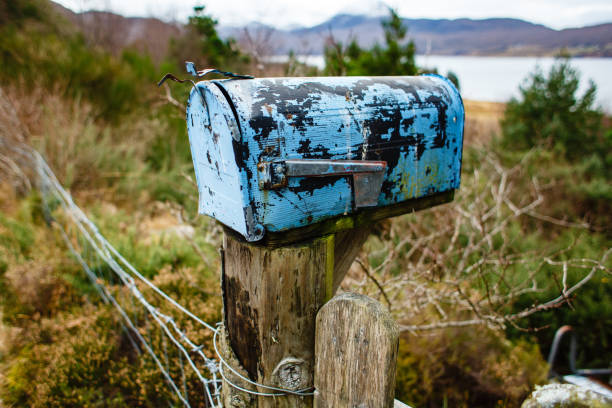 Free Stock Photo of Blue Mailbox on Side of Road | Download Free Images ...