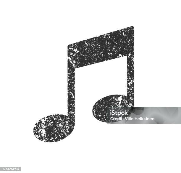Icône De Symbole De Note De Musique Forme De Signe De Symbole De Son
