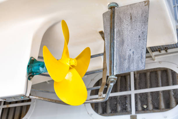 Free Stock Photo of Close Up of a Yellow Helicopter Propeller ...