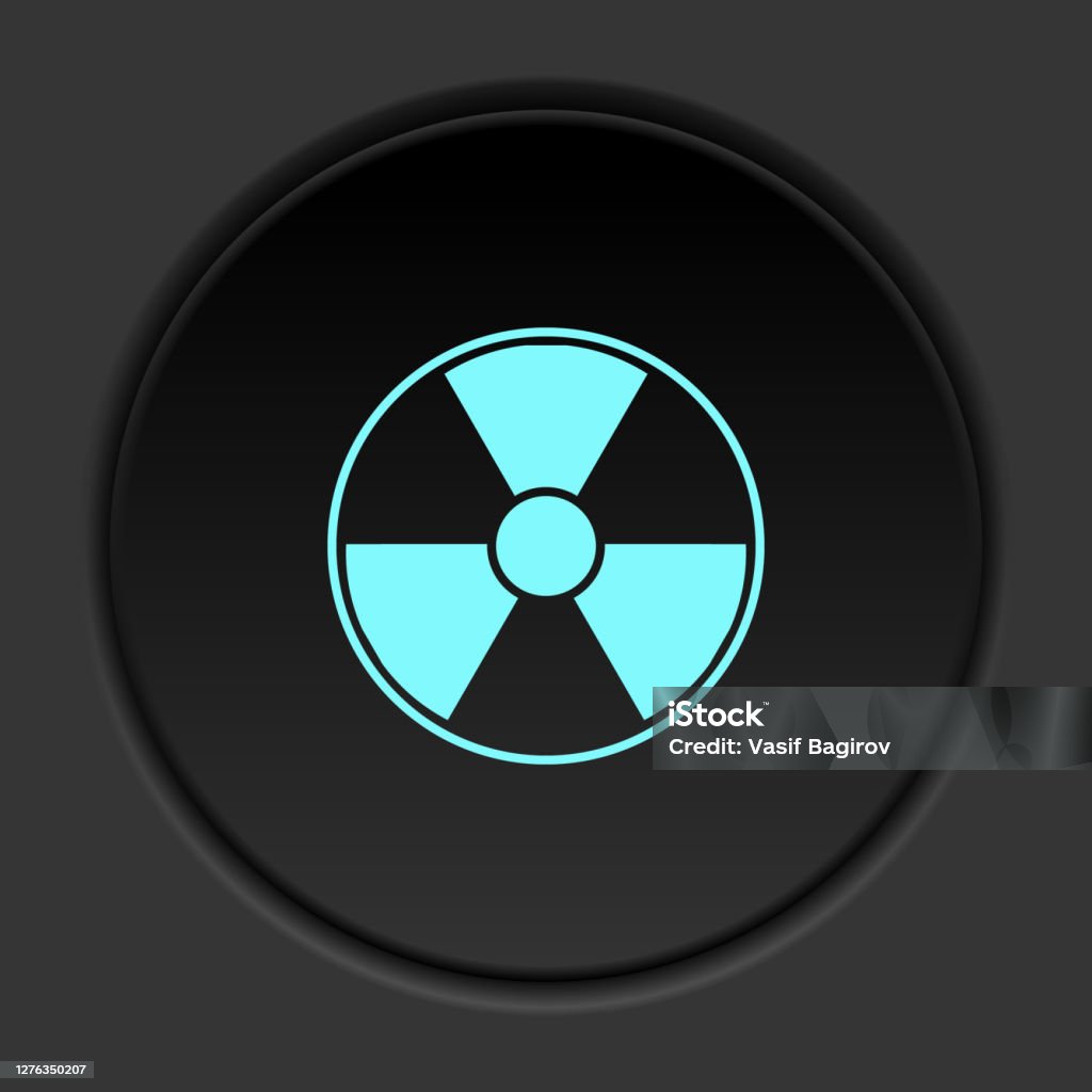 Ronde Knop Pictogram Straling Gevaar Teken Knop Banner Ronde Badge ... Ronde Knop Pictogram Straling Gevaar Teken Knop Banner Ronde Badge ...
