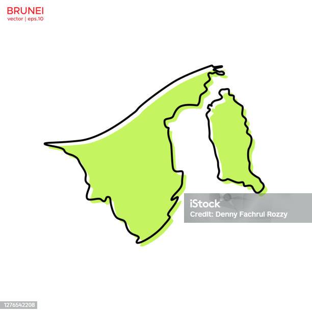 Peta Hijau Brunei Dengan Templat Desain Ilustrasi Vektor Kerangka ... Peta Hijau Brunei Dengan Templat Desain Ilustrasi Vektor Kerangka ...