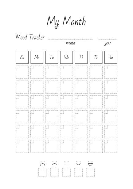 560 Mood Tracker Stock Illustrations Graphiques Vectoriels Libre De