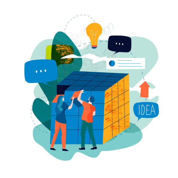 Cubo Di Rubik Illustrazioni e vettori stock - iStock Cubo Di Rubik Illustrazioni e vettori stock - iStock