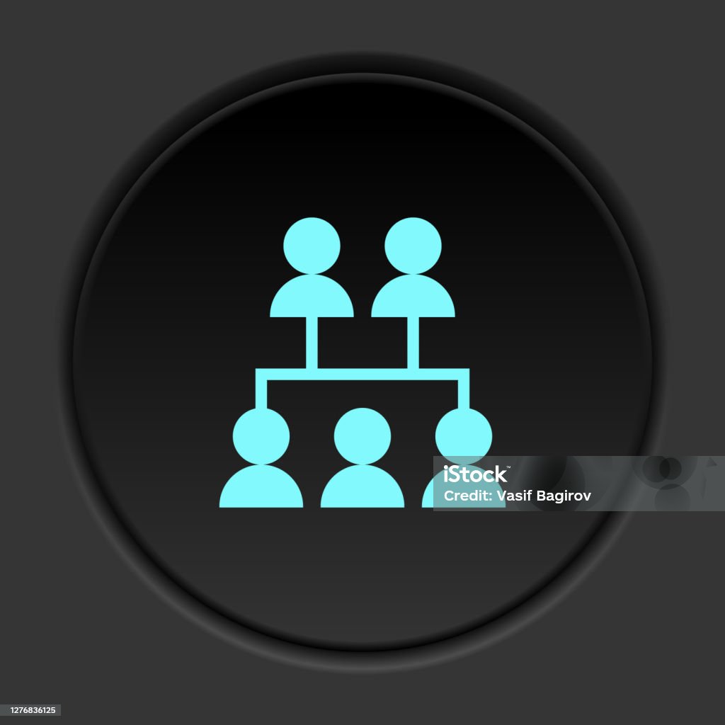 Round Button Icon Database Server Network Button Banner Round Badge Interface For Application