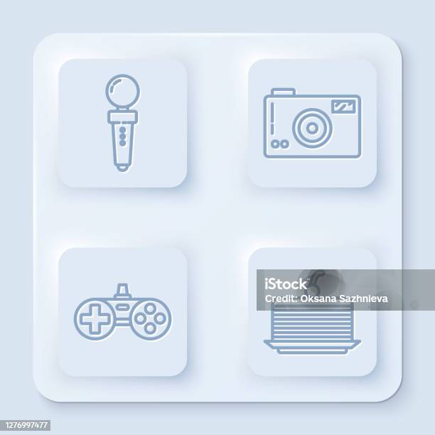 Atur Joystick Garis Untuk Mesin Arcade Kamera Foto Gamepad Dan Cake ... Atur Joystick Garis Untuk Mesin Arcade Kamera Foto Gamepad Dan Cake ...