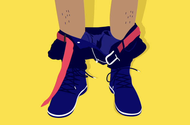 Baisser Son Pantalon Illustrations Vectoriels Et Illustrations Libres