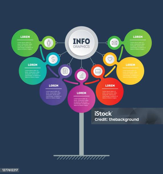 Présentation Dentreprise Ou Concept Graphique Dinfo Avec 7 Options