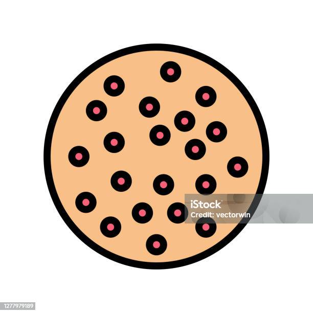 Lichen Planus Skin Disease Color Icon Vector Illustration Stock