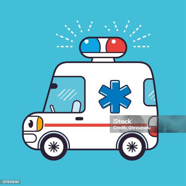 Dessin Animé De Voiture Dambulance Vecteurs Libres De Droits Et Plus D