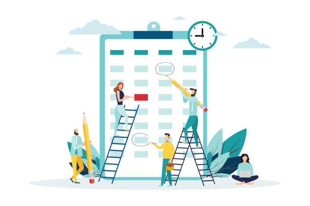160 Tasks Assign Stock Illustrations Royalty Free Vector Graphics