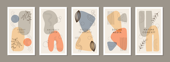 Vektor Desain Template Sampul Dengan Latar Belakang Bentuk Geometris