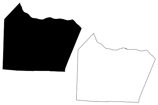 Cooper County Missouri Carte Vectorielle Illustration Scribble Croquis