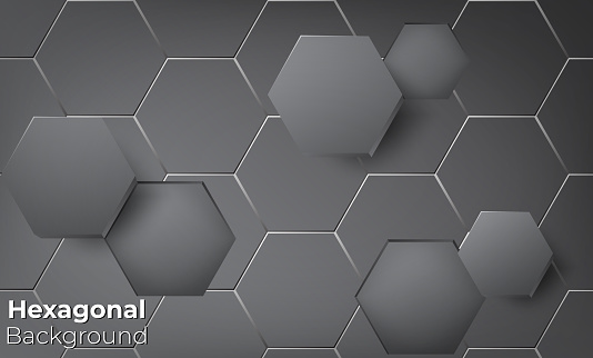 Ilustrasi 3d Latar Belakang Heksagonal Abstrak Cocok Untuk Wallpaper