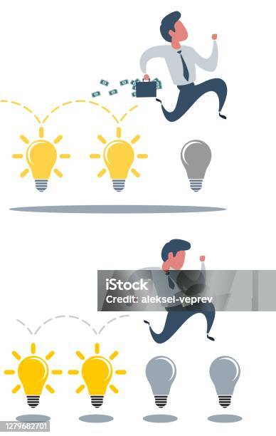 Brainstorming Pengusaha Menyalakan Lampu Ilustrasi Stok - Unduh Gambar ... Brainstorming Pengusaha Menyalakan Lampu Ilustrasi Stok - Unduh Gambar ...