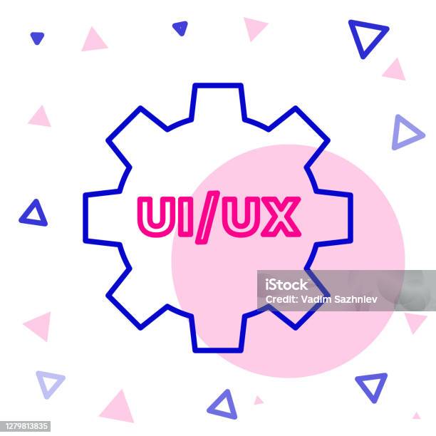 Ikon Desain Line Ui Atau Ux Terisolasi Pada Latar Belakang Putih Konsep