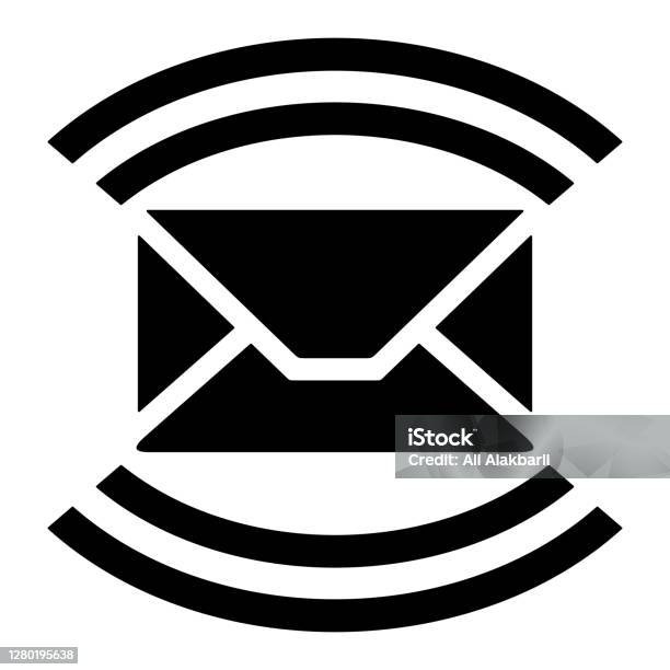 Lettre Email Icônes Denveloppe Message Boîte De Réception Signe De