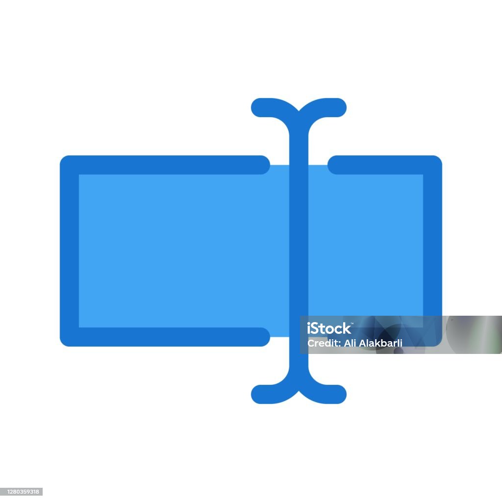 Text Selection Cursor Icon Vector Illustration Text Pointer Text Editor Button Stock