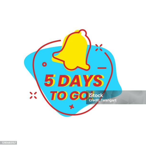 Ikon Jumlah Hari Meninggalkan Bisnis Promosi 5 Hari Lagi Ilustrasi Stok ... Ikon Jumlah Hari Meninggalkan Bisnis Promosi 5 Hari Lagi Ilustrasi Stok ...
