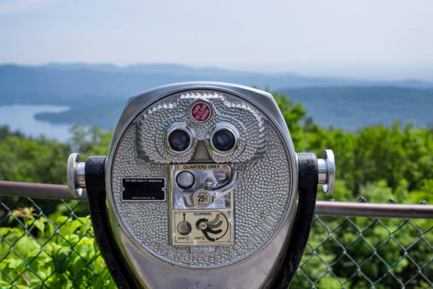 Free Stock Photo of Vintage coin-operated binoculars by the water ...