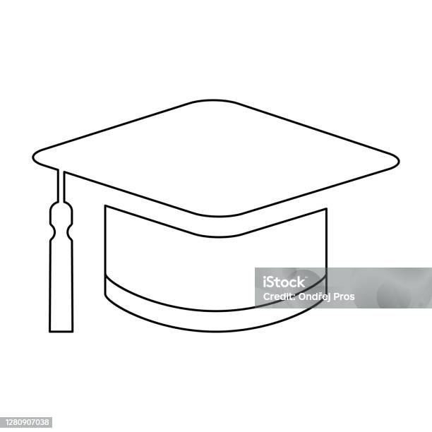 Casquette Symbole De Chapeau Isolé Sur Le Fond Blanc Icône Vectorielle