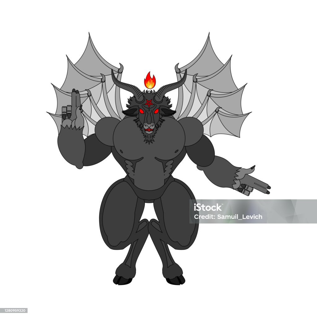 Iblis Baphomet Simbol Setan Setan Dengan Kepala Kambing Pentagram ... Iblis Baphomet Simbol Setan Setan Dengan Kepala Kambing Pentagram ...