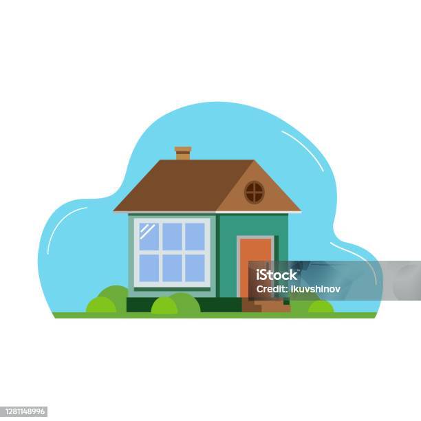 Rumah Desain Datar Lanskap Pinggiran Kota Ilustrasi Arsitektur Abstrak ... Rumah Desain Datar Lanskap Pinggiran Kota Ilustrasi Arsitektur Abstrak ...