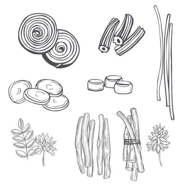 360 Liquorice Background Stock Illustrations Royalty Free Vector