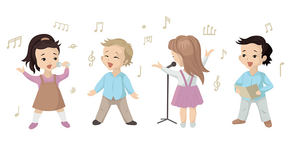 Anakanak Menyanyikan Lagu Seperangkat Karakter Dalam Pelajaran Musik ... Anakanak Menyanyikan Lagu Seperangkat Karakter Dalam Pelajaran Musik ...