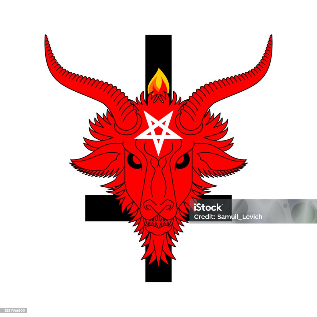 Iblis Baphomet Simbol Setan Setan Dengan Kepala Kambing Pentagram ... Iblis Baphomet Simbol Setan Setan Dengan Kepala Kambing Pentagram ...