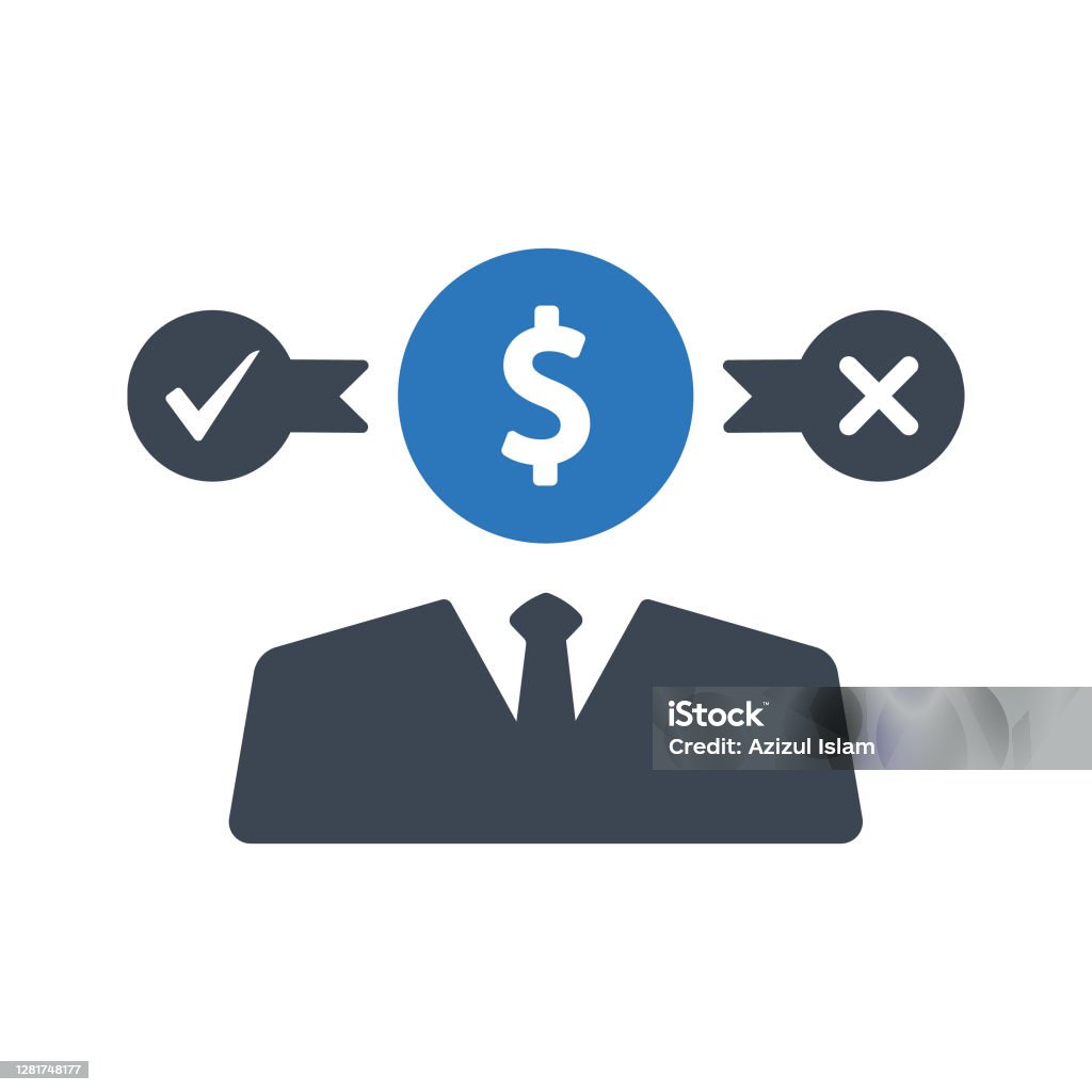 Business Financial Decision Making Icon Stock Illustration - Download ... Business Financial Decision Making Icon Stock Illustration - Download ...