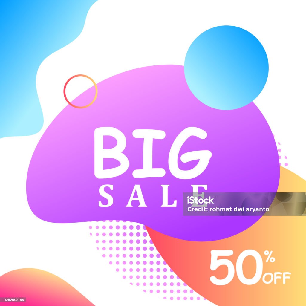 Ilustración De Ilustración De Un Diseño De Cartel De Gran Venta Para Publicidad Y Promoción De