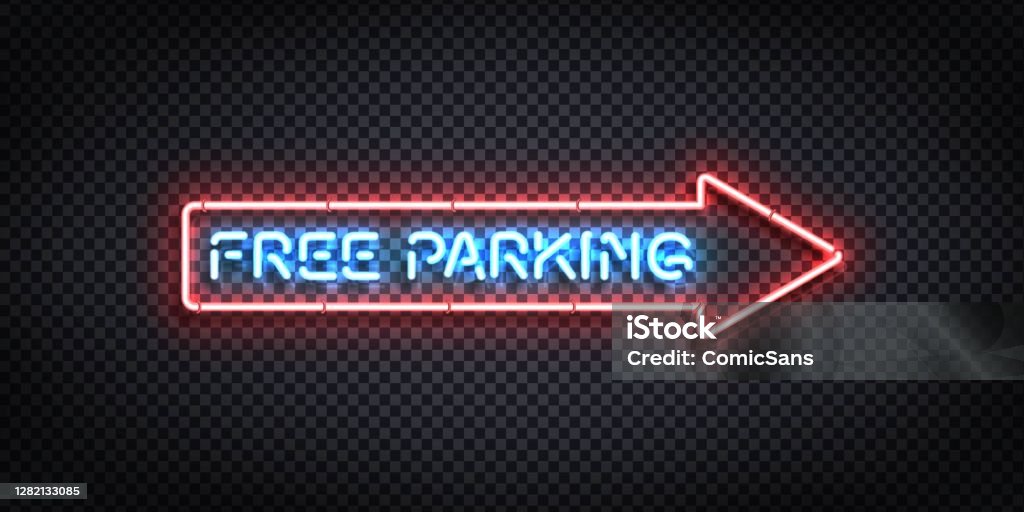 Vektor Realistis Terisolasi Neon Tanda Logo Panah Parkir Gratis Untuk ... Vektor Realistis Terisolasi Neon Tanda Logo Panah Parkir Gratis Untuk ...
