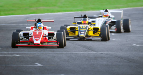 Free Stock Photo of Group of Cars Racing Around a Track | Download Free ...