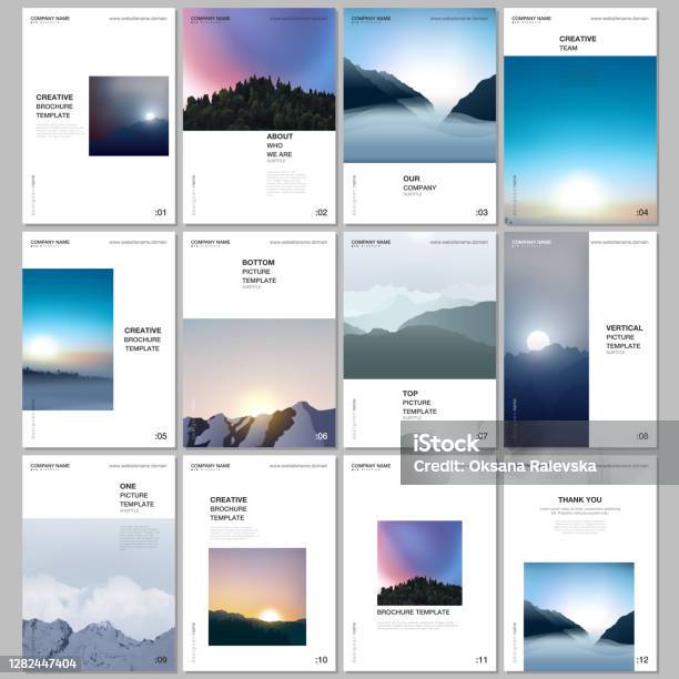 Layout Di Brochure A4 Di Modelli Di Copertine Per Volantino Volantino