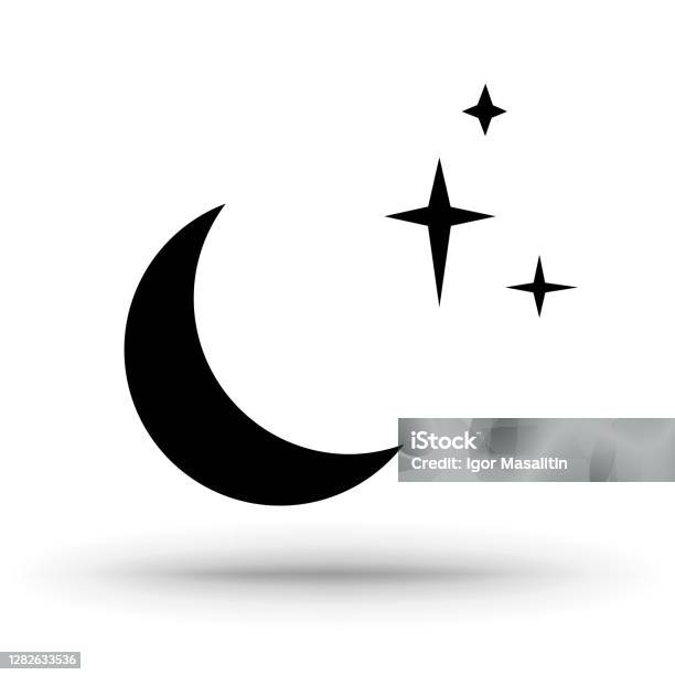 Mond Und Sterne Silhouette Stock Vektor Art und mehr Bilder von ... Mond Und Sterne Silhouette Stock Vektor Art und mehr Bilder von ...