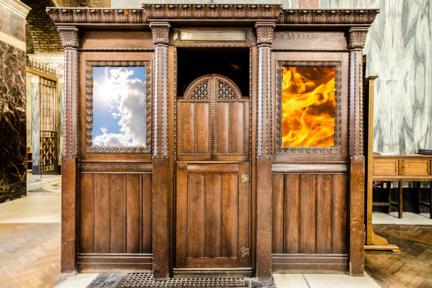 Catholic Confession Booth
