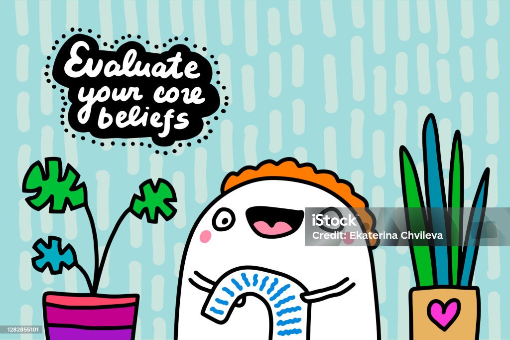Vetores de Avalie Suas Crenças Fundamentais Desenhadas À Mão Ilustração ... Vetores de Avalie Suas Crenças Fundamentais Desenhadas À Mão Ilustração ...