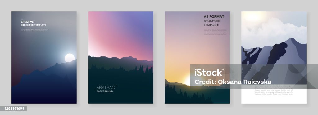 Layout Di Brochure A4 Di Modelli Di Copertine Per Volantino Volantino