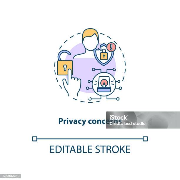 Privacy Concerns Concept Icon Stock Illustration - Download Image Now ... Privacy Concerns Concept Icon Stock Illustration - Download Image Now ...