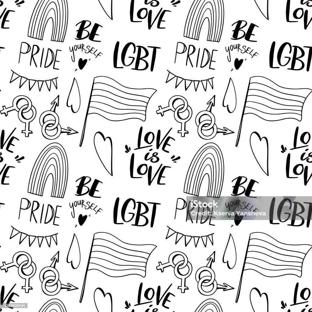 Rainbow Lgbt Flag Stock Illustration Download Image Now Abstract