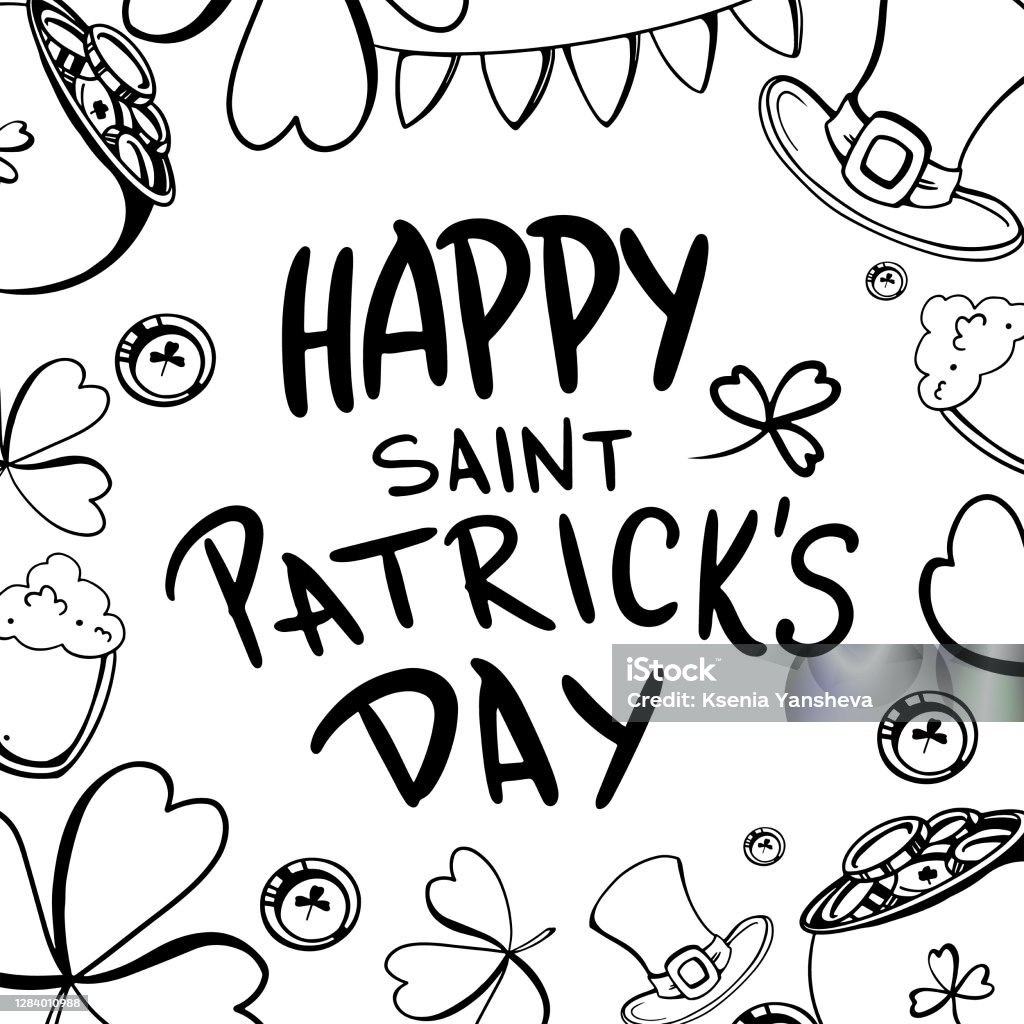 Happy St Patricks Day Stock Illustration Download Image Now Art
