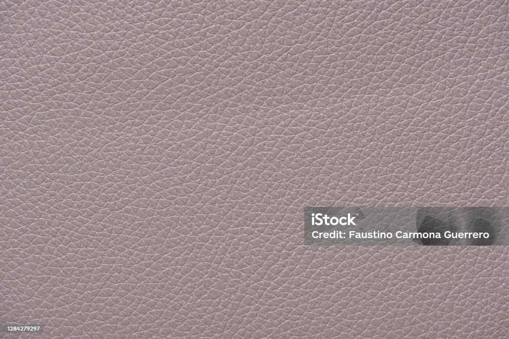 Extremely Closeup Light Grey Leather Texture Background Surface Stock